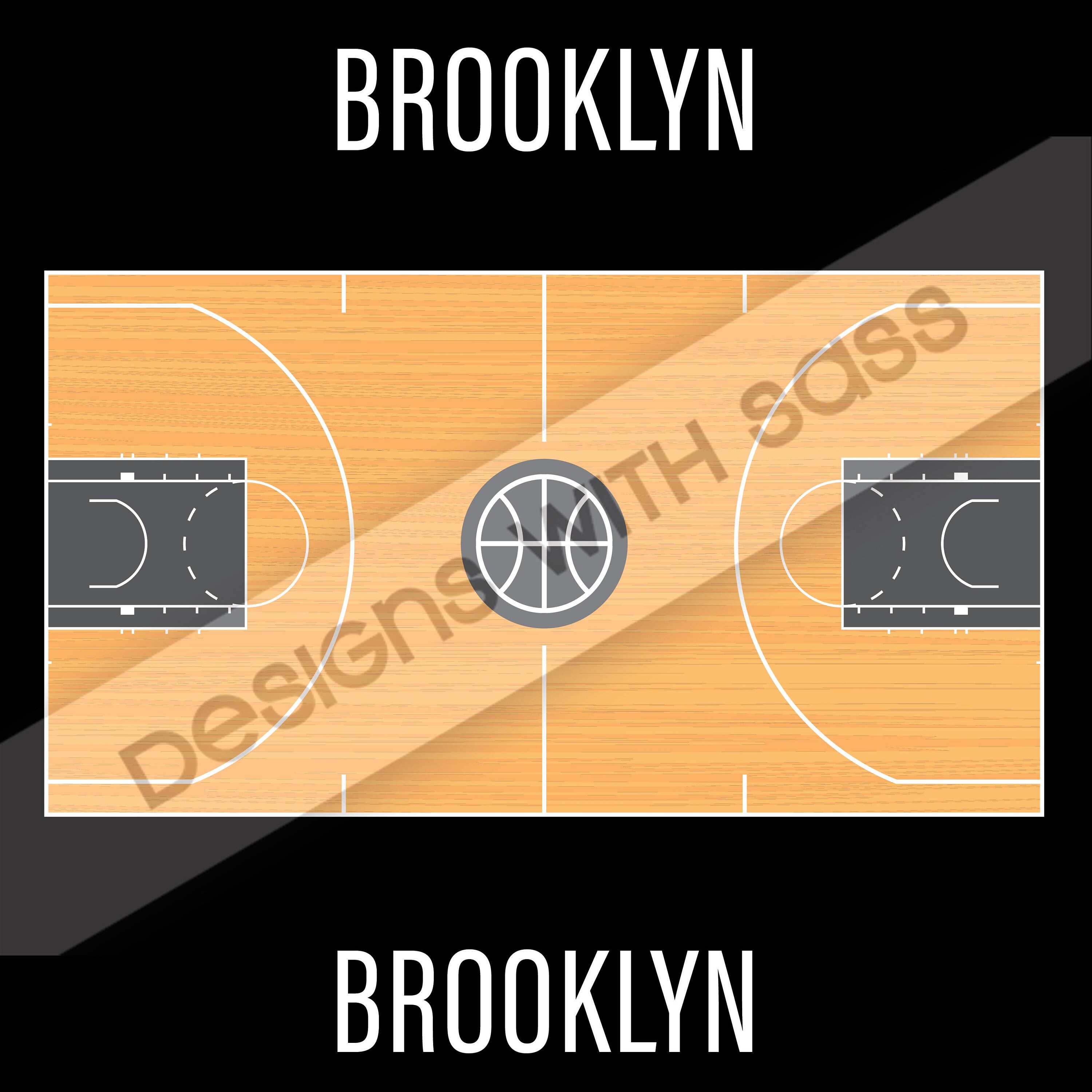 Digital Paper Brooklyn Basketball Basketball Scrapbook - Etsy
