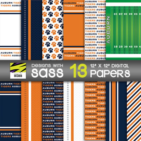 Auburn Tigers - Etsy