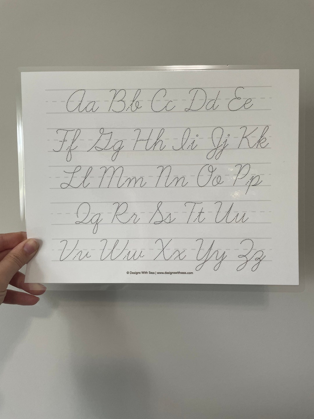 Cursive Activity Mat, Kid's Learn to Write Cursive, Activity Placemat ...