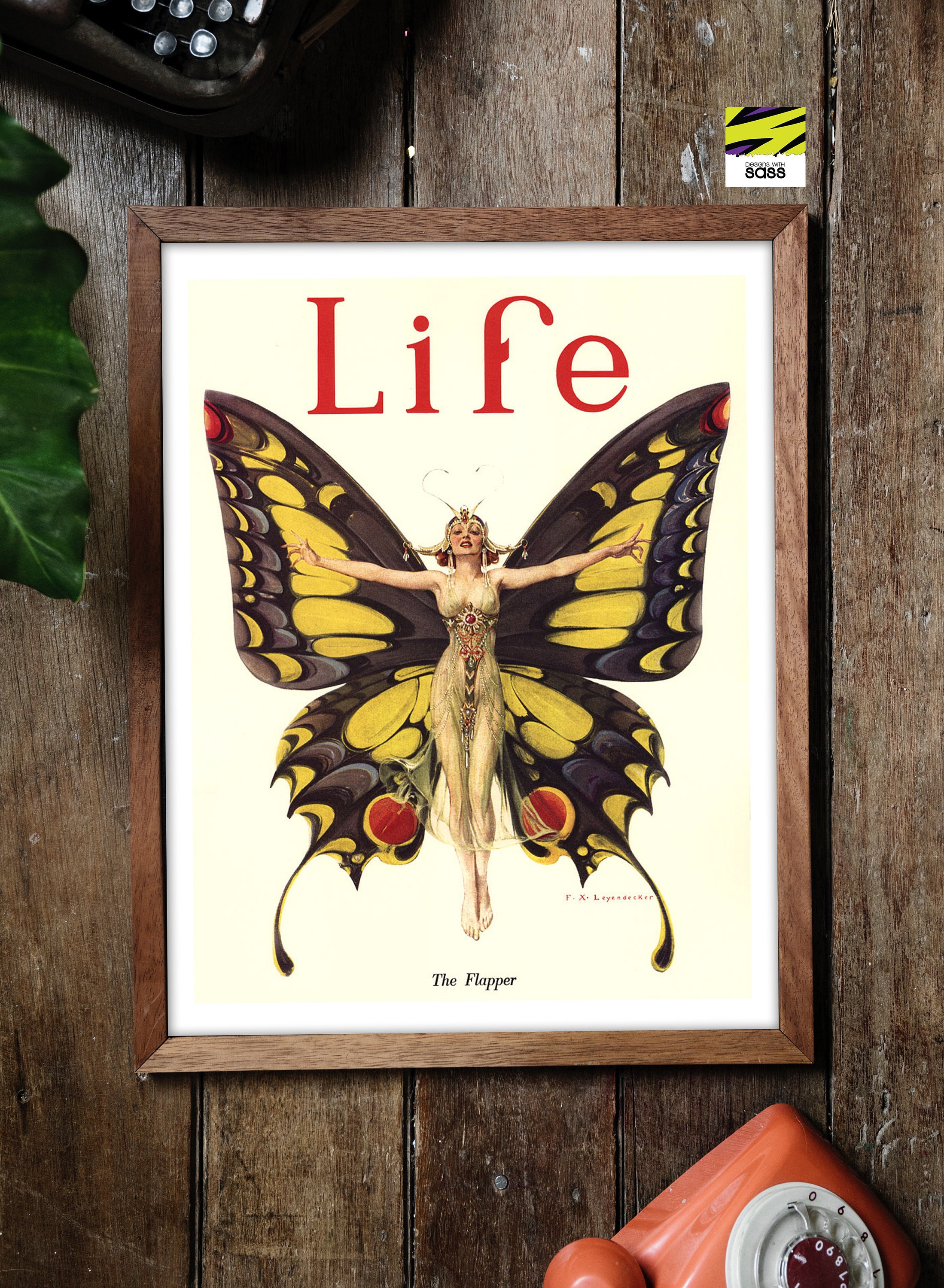 Art & Collectibles Art Deco Wall Art 1922 LIFE Magazine Cover Vintage ...