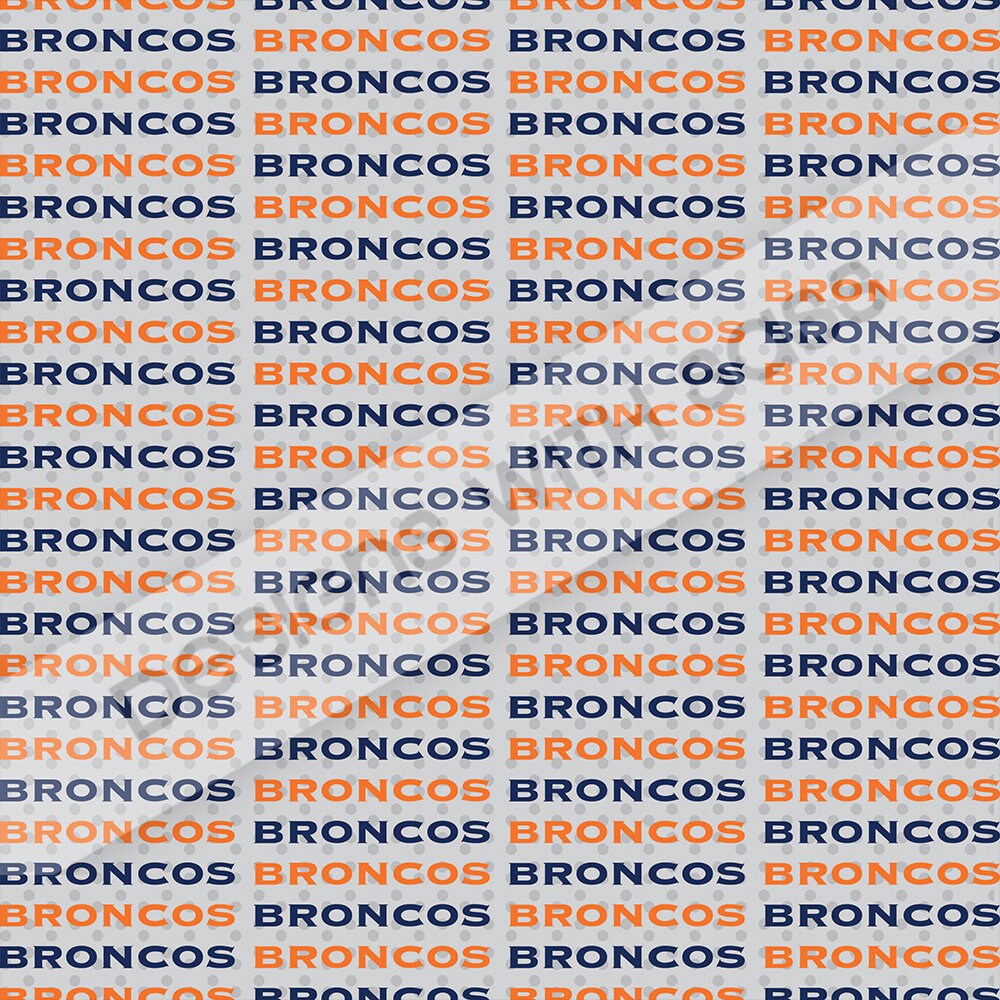 Digital Paper, Denver Football Paper, Denver Football Pattern, Denver ...