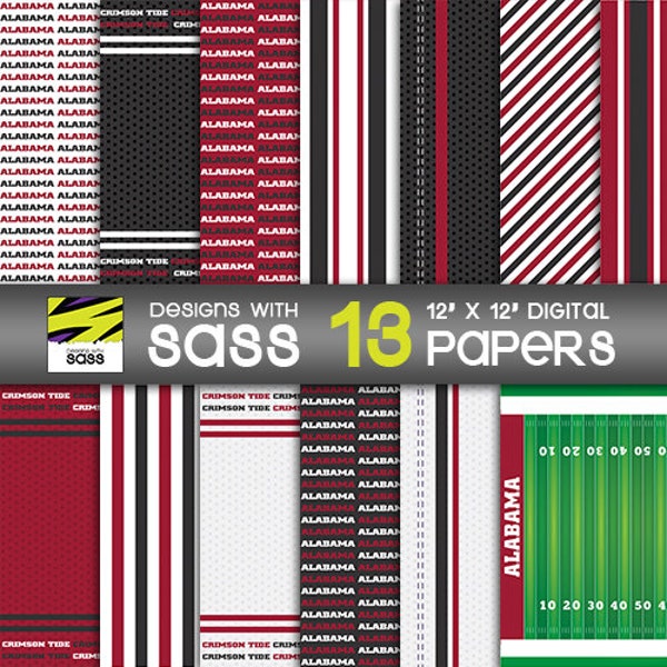 Crimson Tide - Etsy