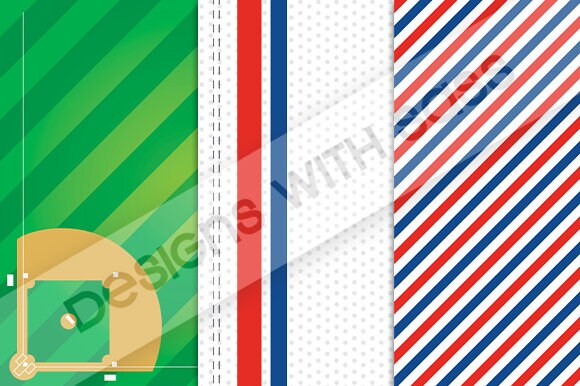 Digital Paper, Toronto Baseball Paper, Toronto Baseball Pattern ...