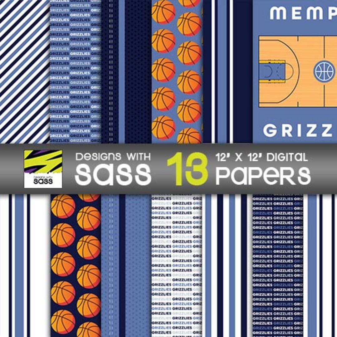 Digital Paper, Tennessee College Basketball Paper, Tennessee College ...