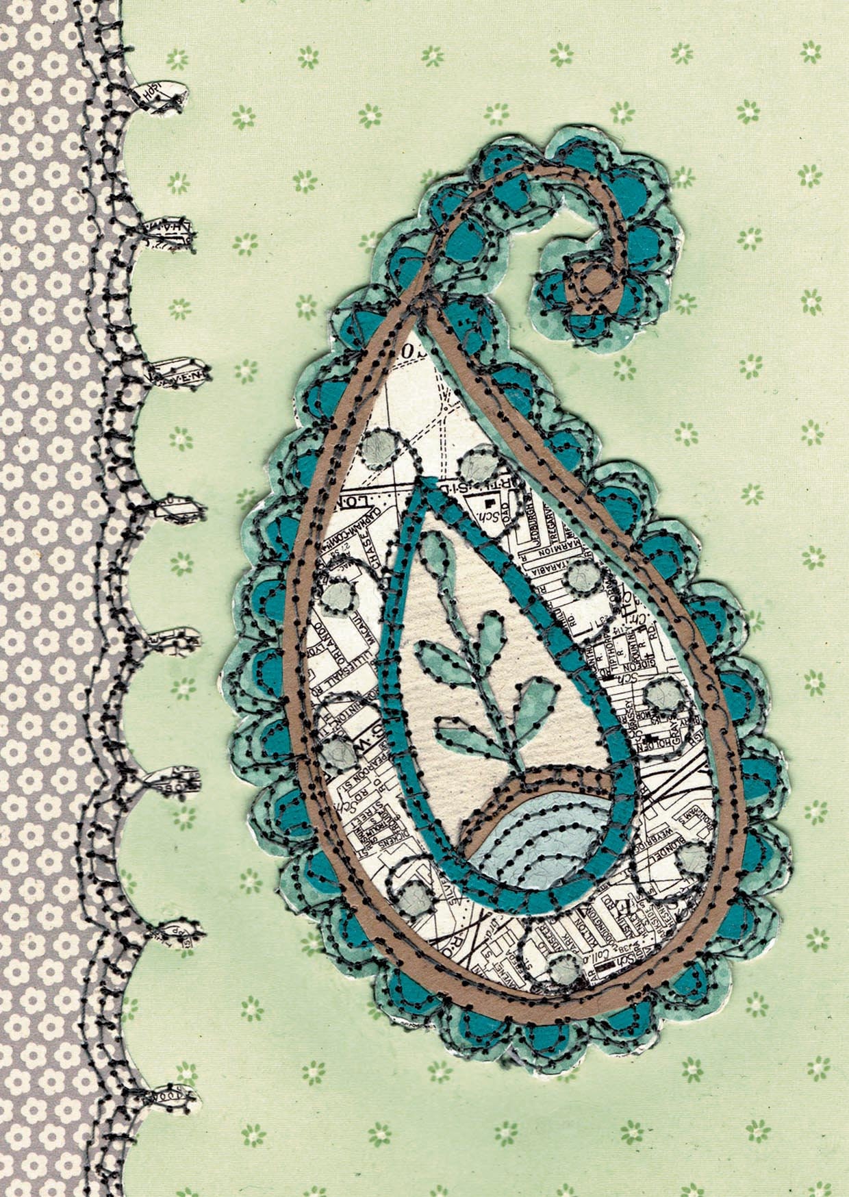 Henna Greeting Card, Print of Original, Any Occasion Card, Mehndi ...