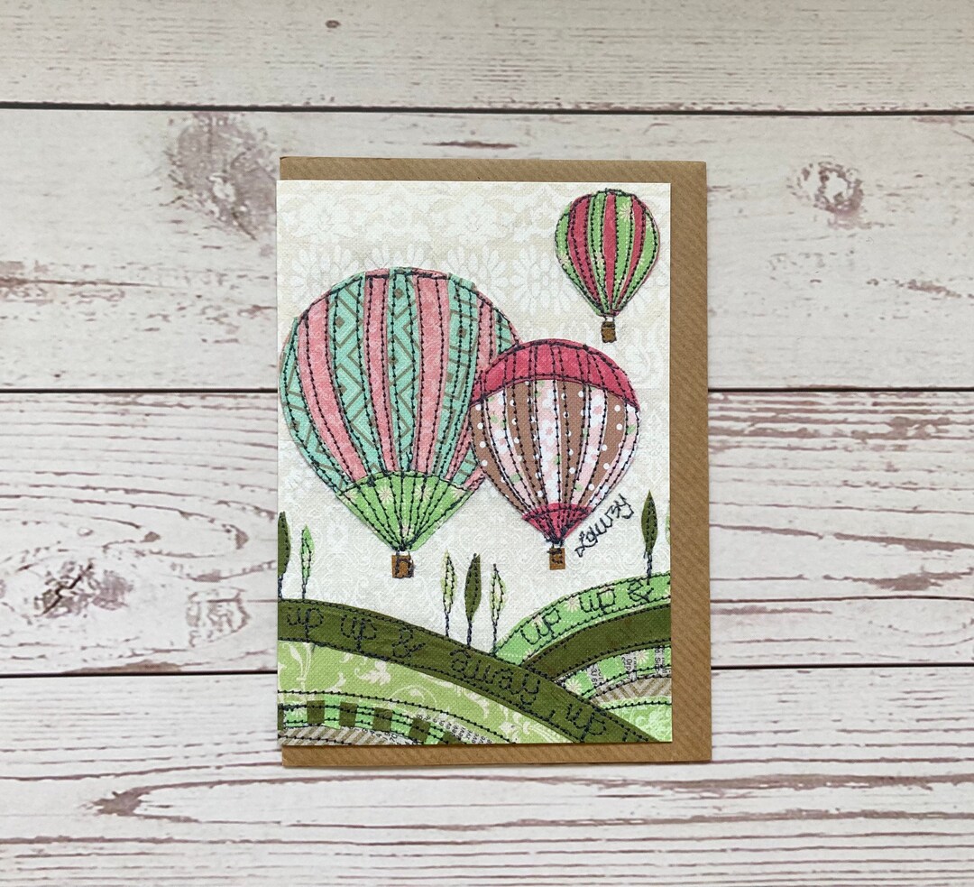 Upup&away2 Greeting Card Printed Image of Original - Etsy UK