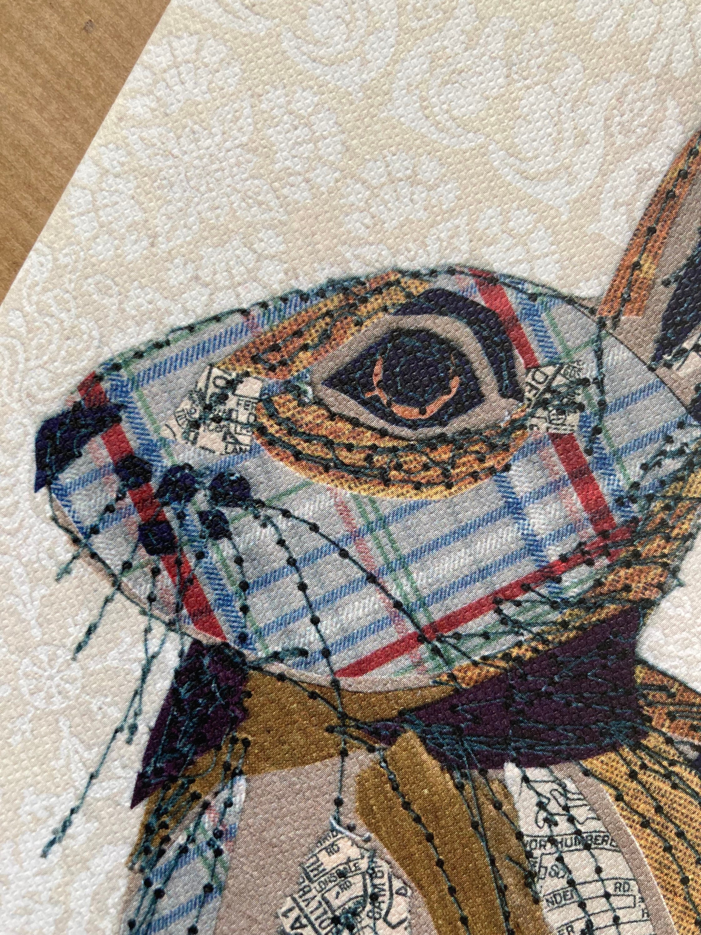 Hare Greeting Card, Printed Image of the Original, Illustrated Hare ...