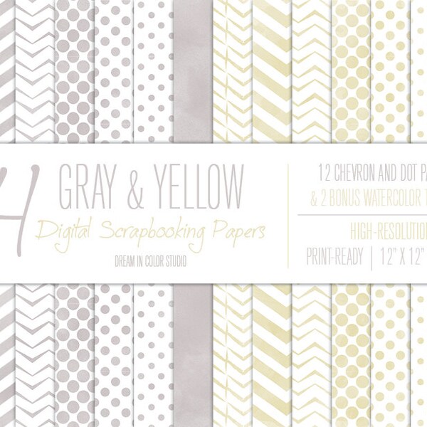 Watercolor Chevron - Etsy