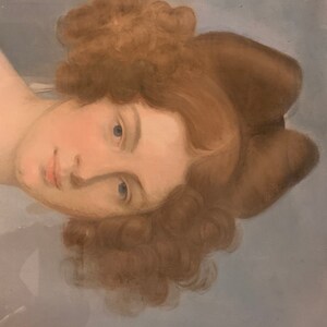 Portrait of the Lady by Danish Artist Peder Als 1726-76 Pastel on Paper ...