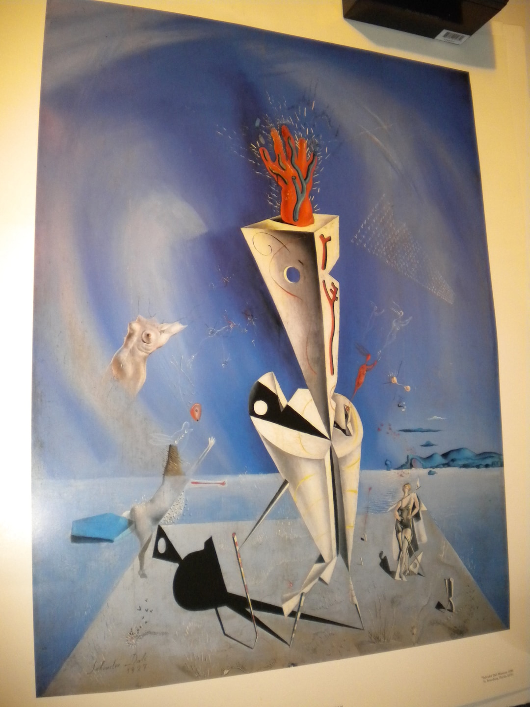 Apparatus and Hand 1927 by Salvador Dali Print 22x28 Created by ...