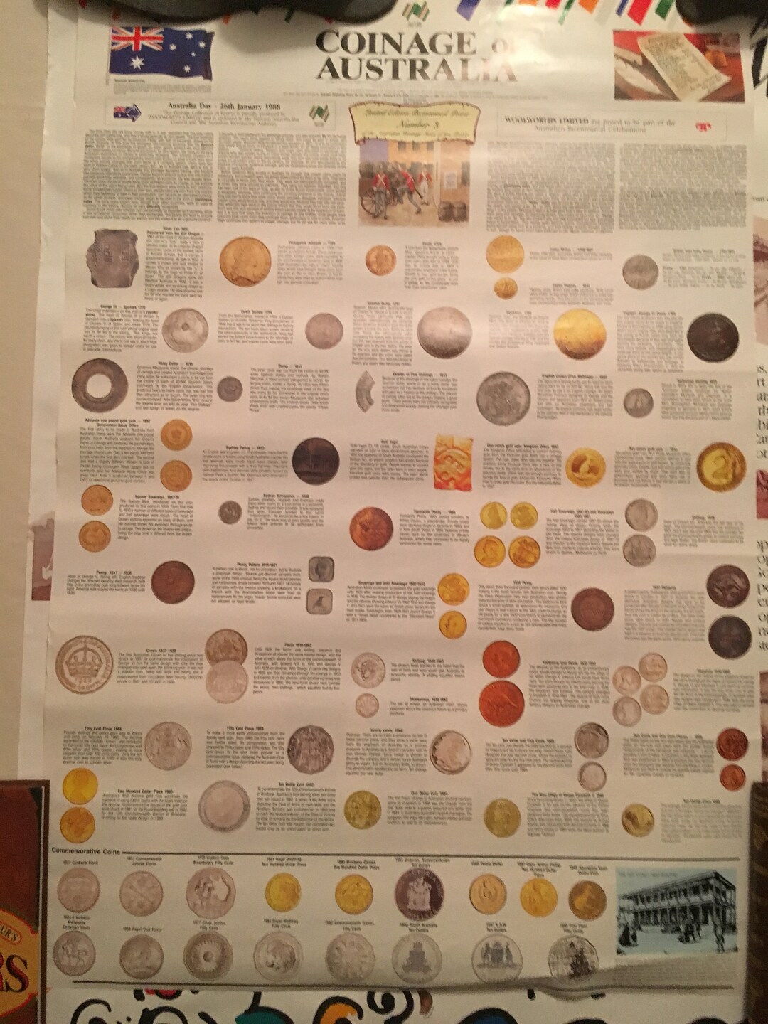 Rare Limited Edition Bicentennial Poster Number 3 Coinage of - Etsy