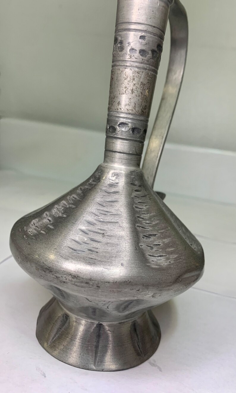Vintage Norway Pewter Flower Vase Only 8.5tall With - Etsy