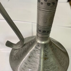 Vintage Norway Pewter Flower Vase, Only 8.5tall With Traditional ...