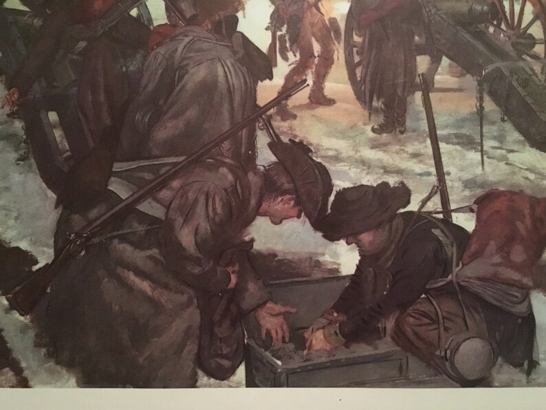 Vintage Merry Christmas 1776 The US Army in Action series | Etsy