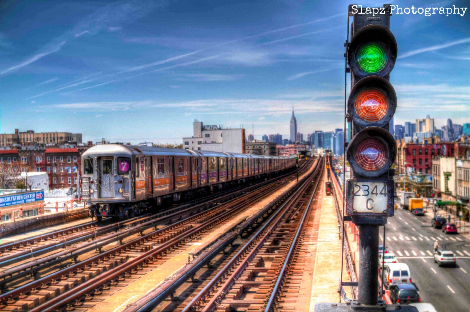 7 Train, New York Art, Color Photography, NYC Skyline, Wall Art, Urban ...