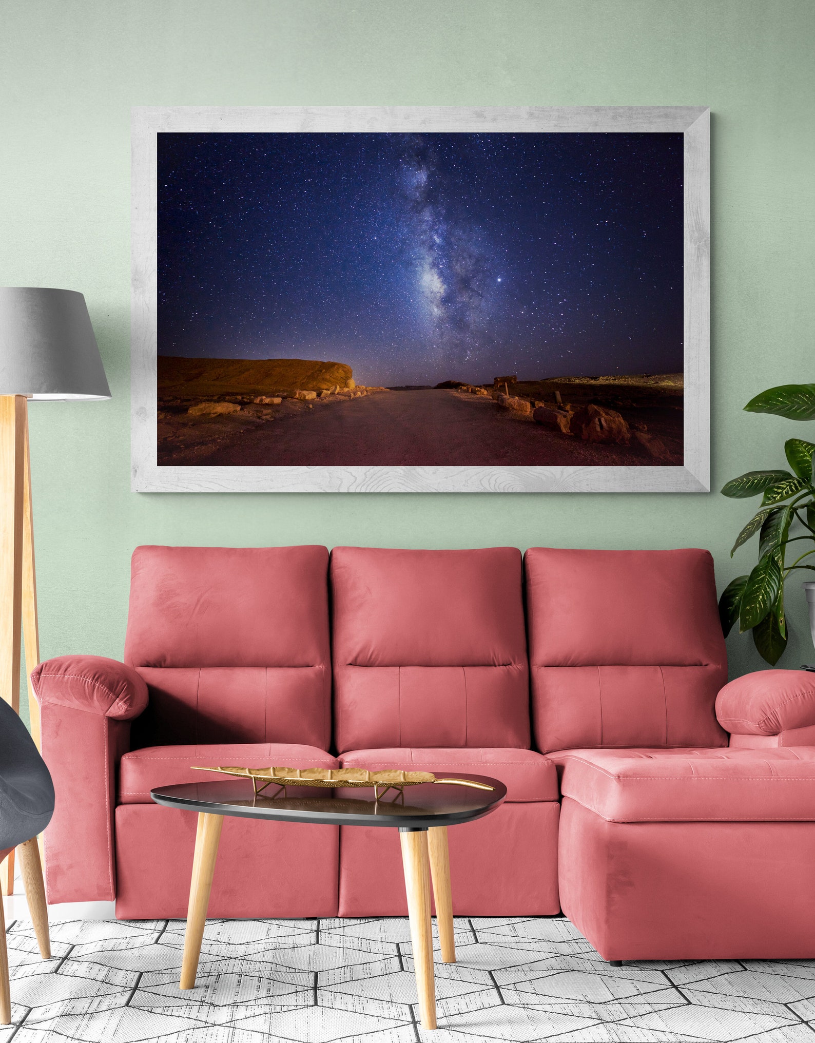 Milky Way Path Photography Print Landscape Desert - Etsy