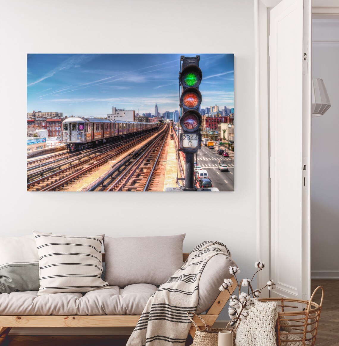 7 Train, New York Art, Color Photography, NYC Skyline, Wall Art, Urban ...