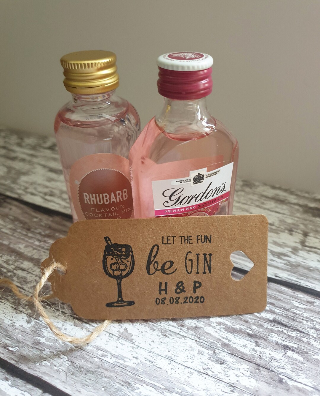 Personalised Wedding Favours Lets Be Gin, Ideal Wedding Favours for Gin ...