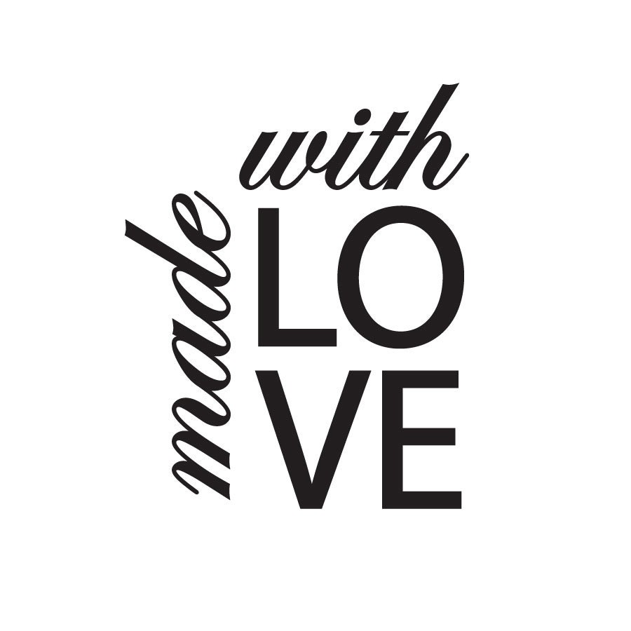Made with love stamp | Etsy