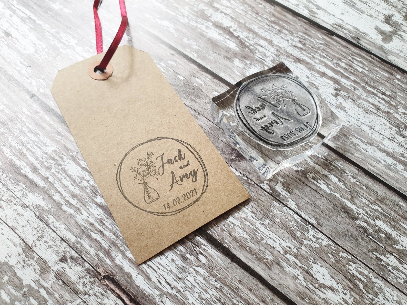Custom Wedding Stamp / Initials Stamp / Monogram Stamp / Save - Etsy UK