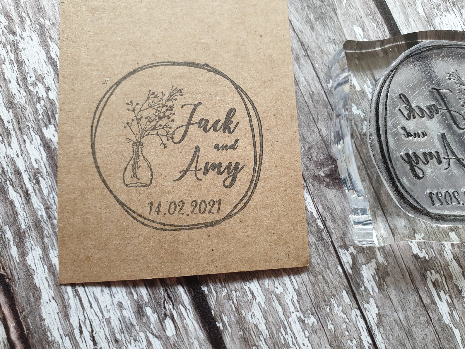 Custom Wedding Stamp / Initials Stamp / Monogram Stamp / Save - Etsy UK
