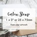 Custom Stamp, Custom Logo Stamp, Custom Rubber Branding Stamp 1x3 ...