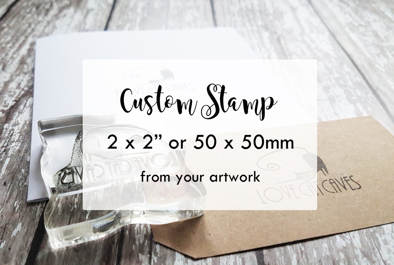Custom Stamp custom logo stamp custom rubber branding stamp | Etsy