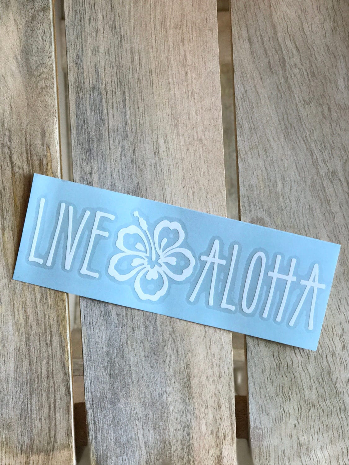 Live Aloha Decal - Etsy