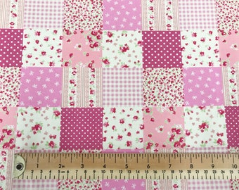 Patchwork Fabric - Etsy