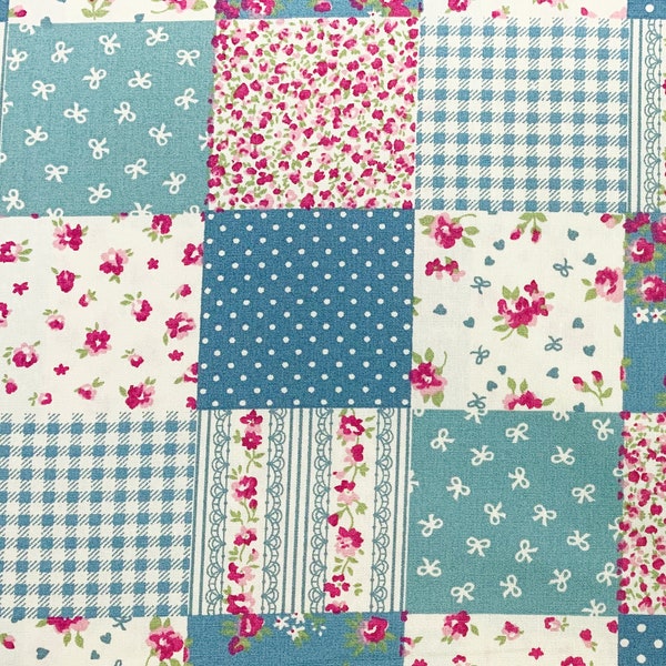 Patchwork Fabric - Etsy