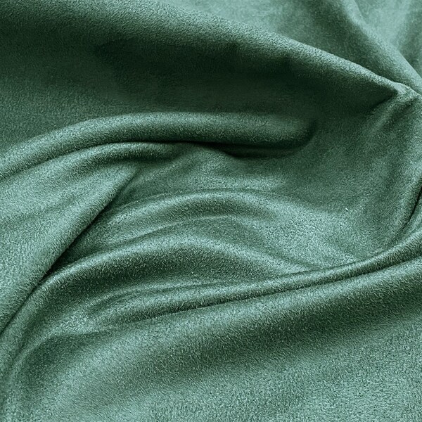 Green Suede Fabric - Etsy