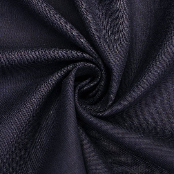Navy Linen Fabric - Etsy UK