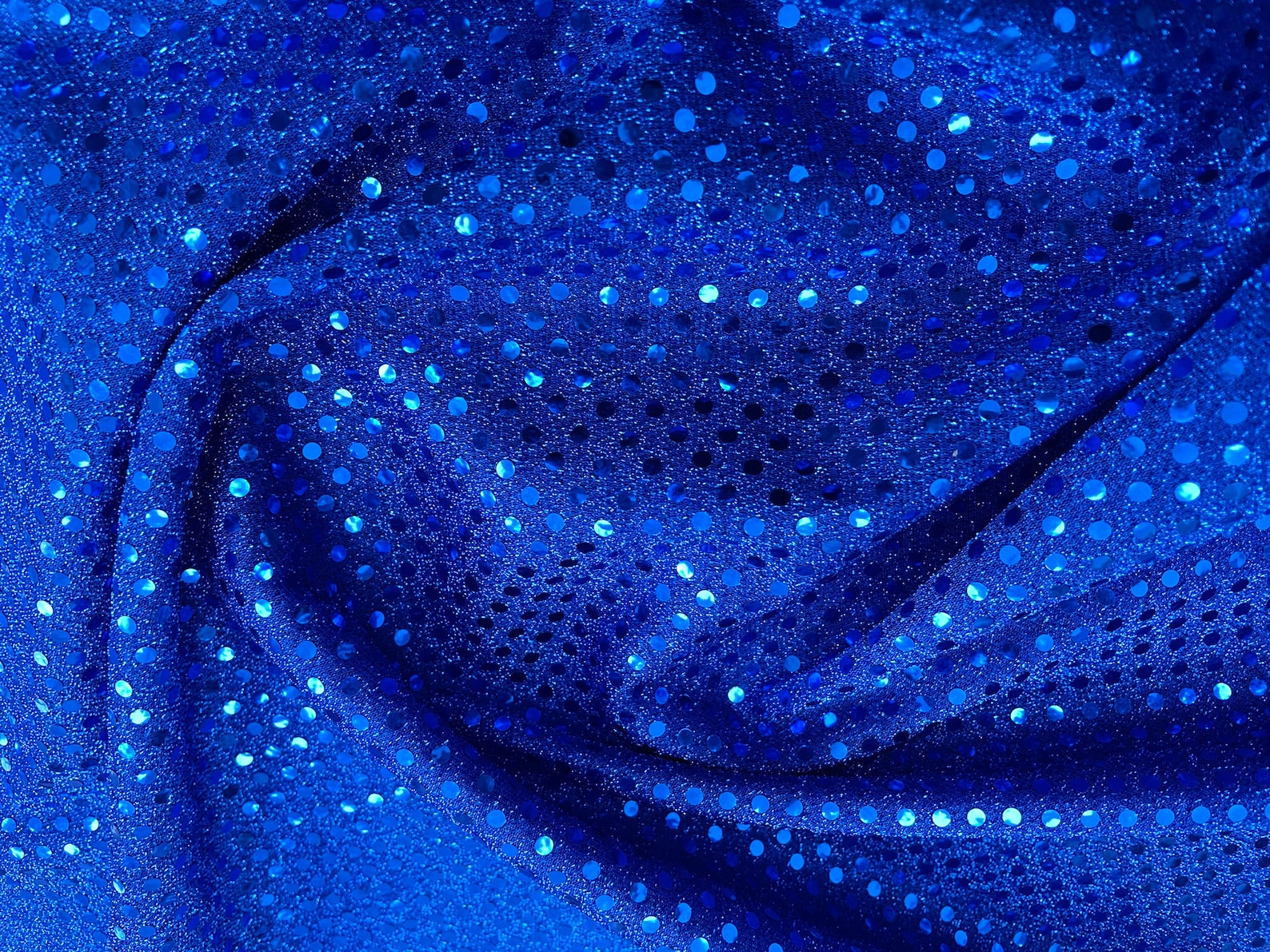 Royal Blue Sequin Fabric 3mm Sequin Sparkly Costume Craft - Etsy UK