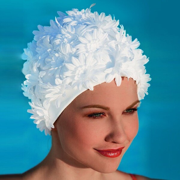 Rubber Bathing Cap - Etsy