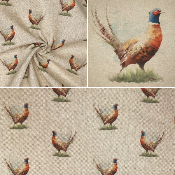 Pheasant Fabric - Etsy