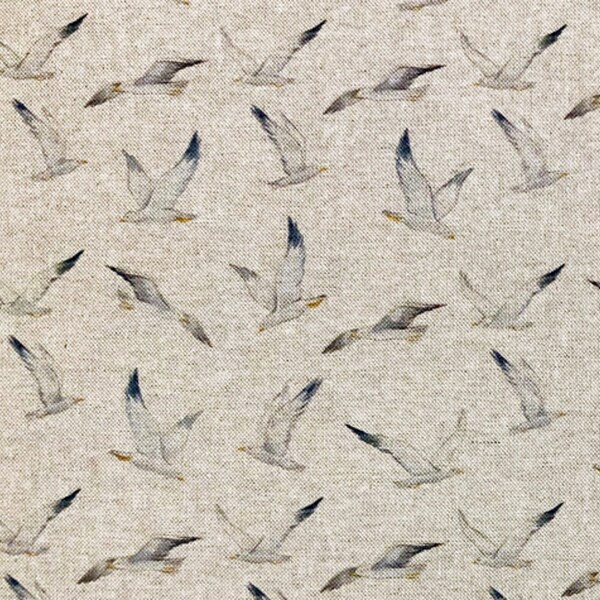 Seagull Print Fabric - Etsy