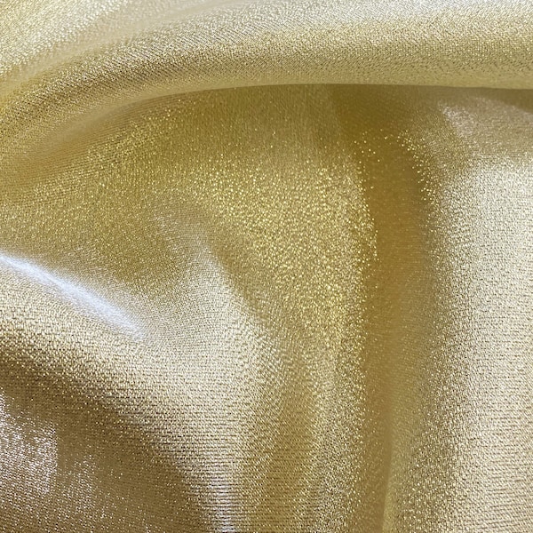 Metallic Gold Shimmer Fabric - Etsy