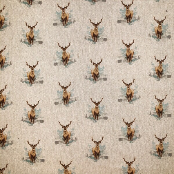 Stag Fabric - Etsy