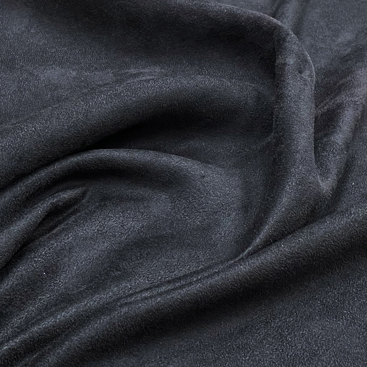 Black Suede Fabric