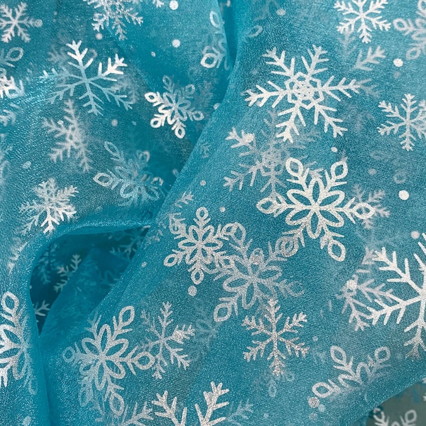 Snowflake Fabric - Etsy