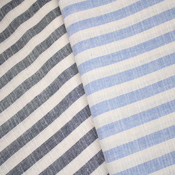 Blue Linen Fabric - Etsy