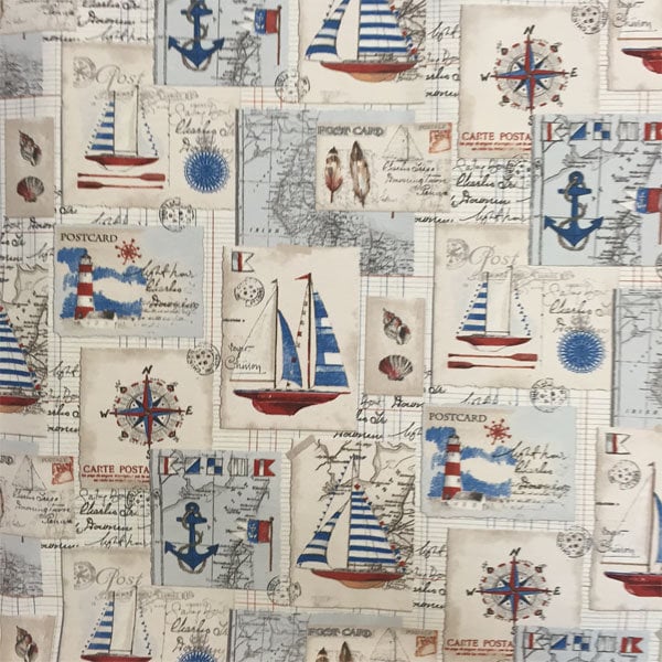 Nautical Fabric - Etsy