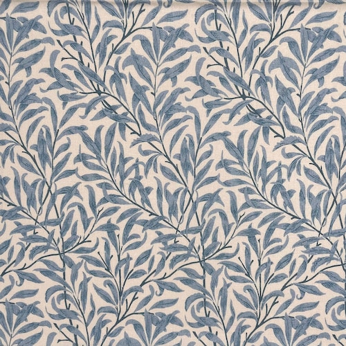 William Morris Willow Bough Fabric Navy 100% Cotton - Etsy