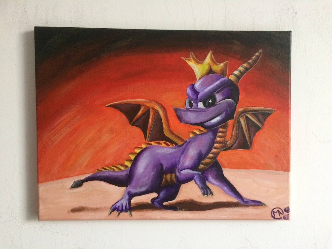 Custom Video Game Painting on Canvas - Etsy