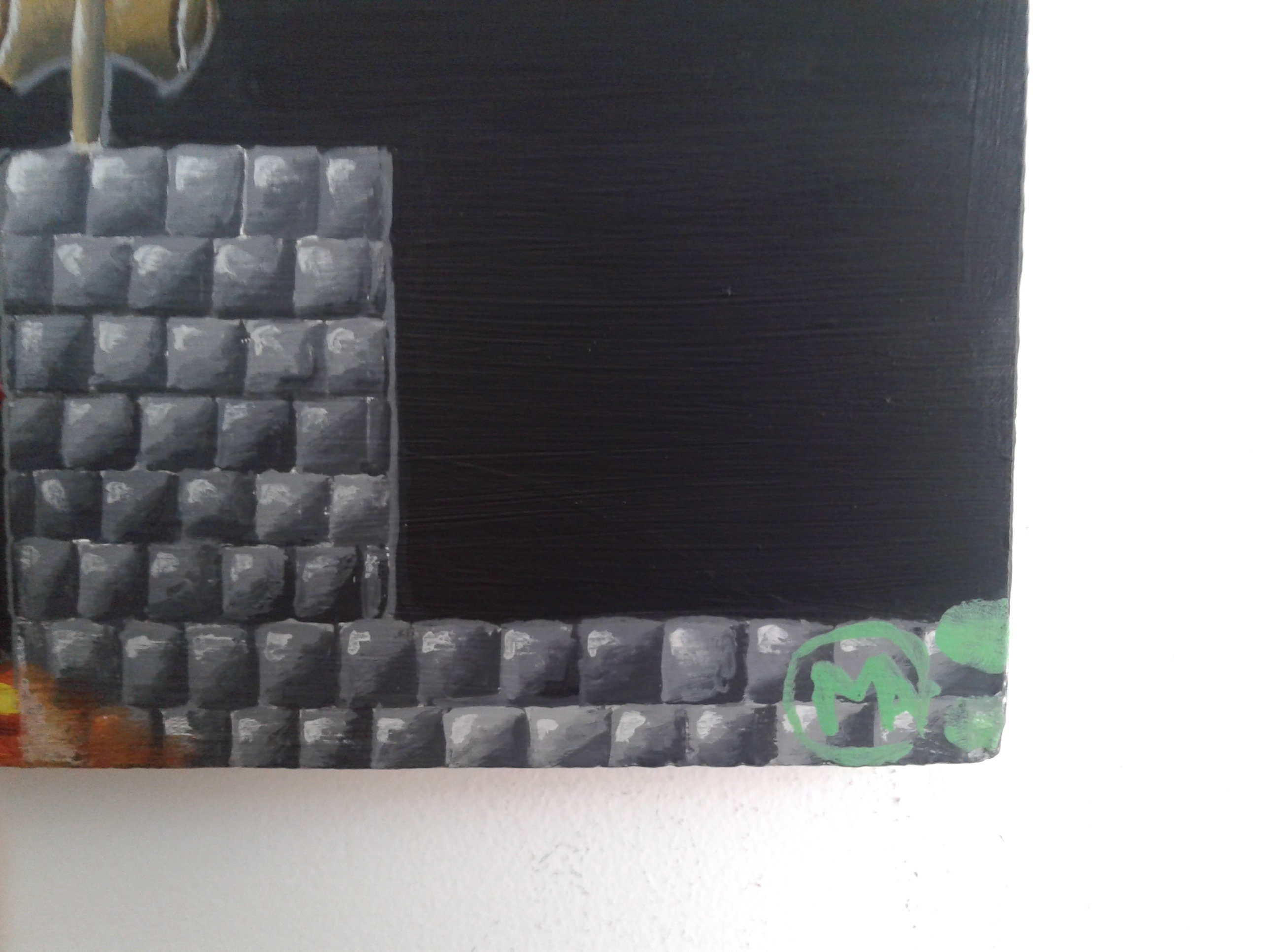 Super Mario Bowser Level, 9 X 19, Acrylic on Wood, 1.36 Kg - Etsy