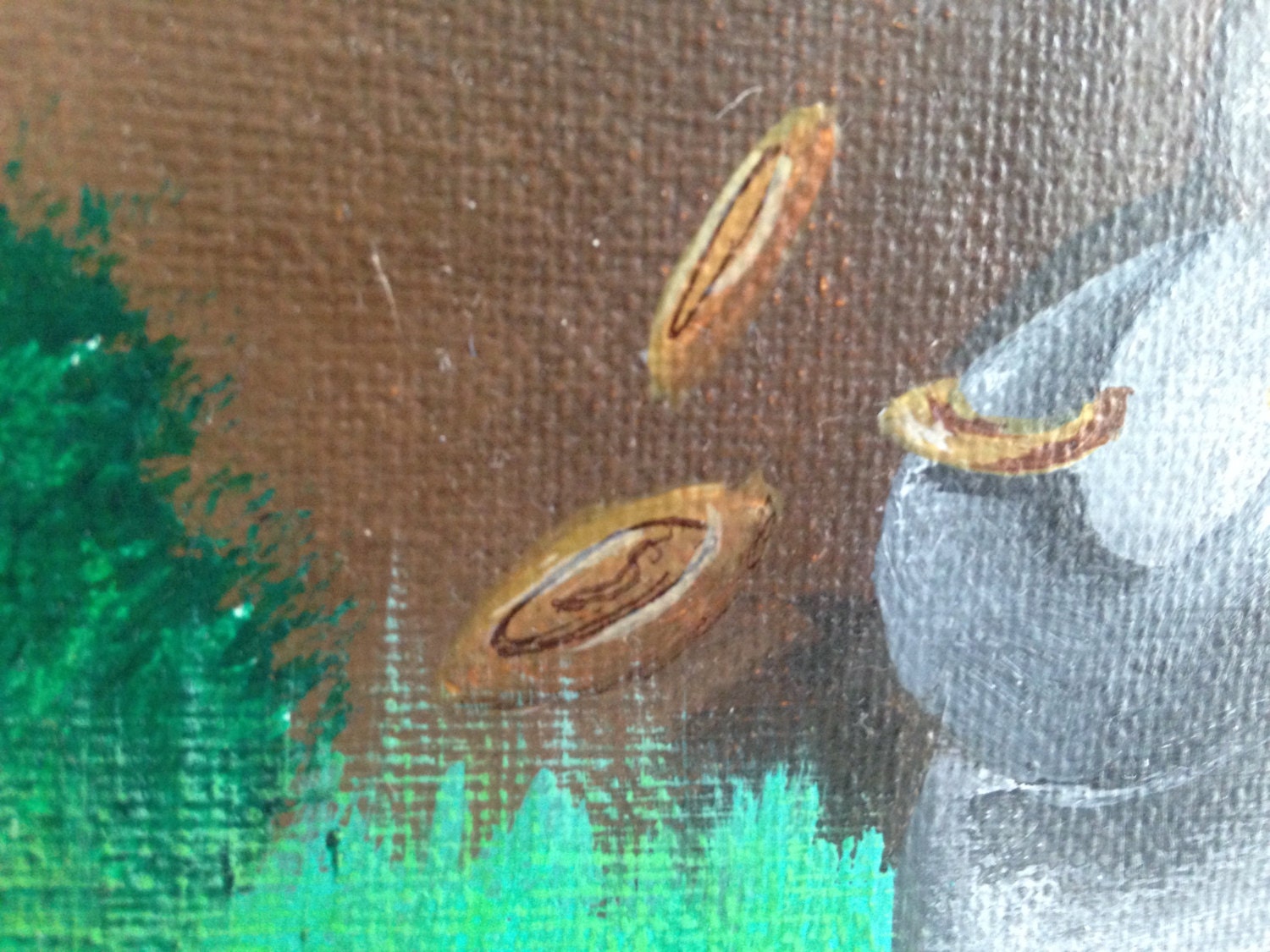 Leprechaun Chasing Gold, 16" X 20", Canvas, 2016 - Etsy Canada