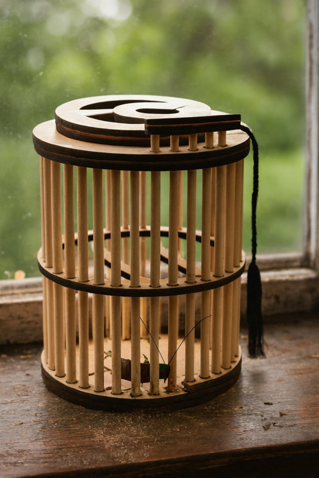 Laser Cut Cricket Small Insect Small Animal Cage With Bamboo Skewers ...