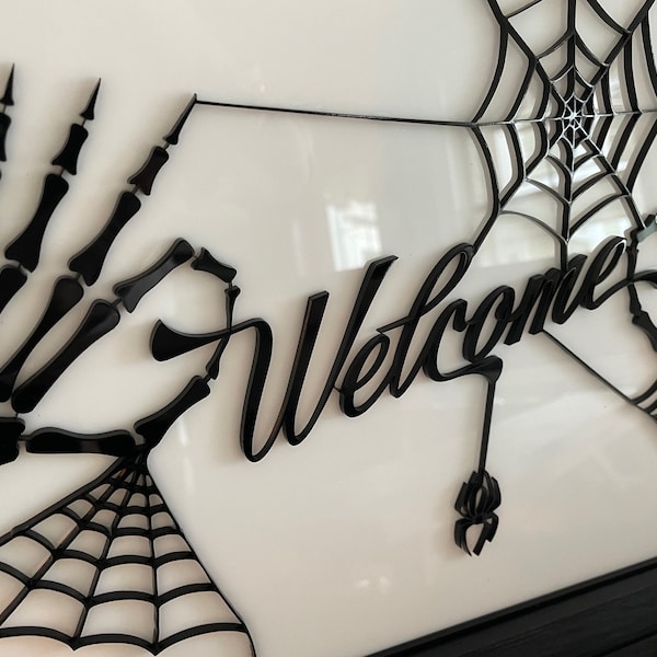 Skeleton Welcome - Etsy