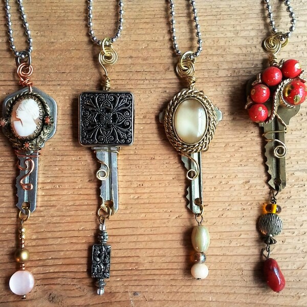 Upcycled Key - Etsy