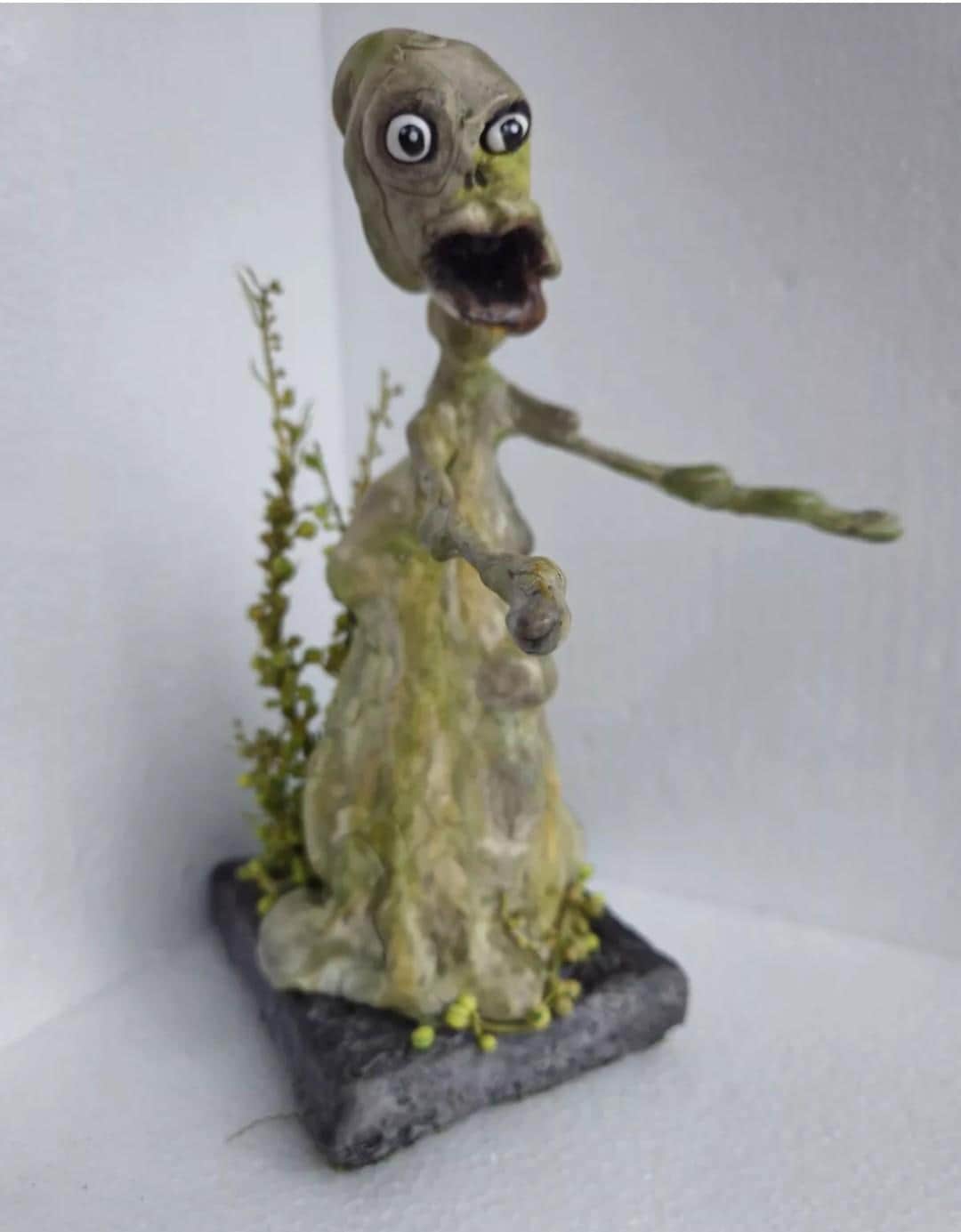 OOAK Creepy Oddity Art Sculpture Clay Creepy Alien Swamp Monster ...